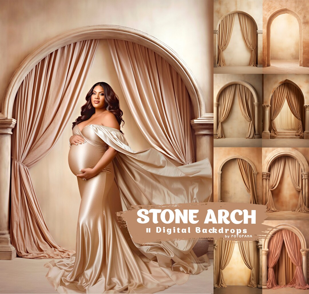 11 Arch Digital Backdrops Maternity Backdrop Overlays Studio Backdrop Boho Overlays Fine Art ...