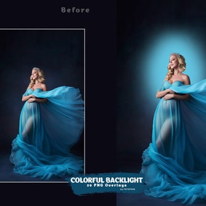 20 Backlight Light Overlay Maternity Overlay Maternity Digital Backdrop ...