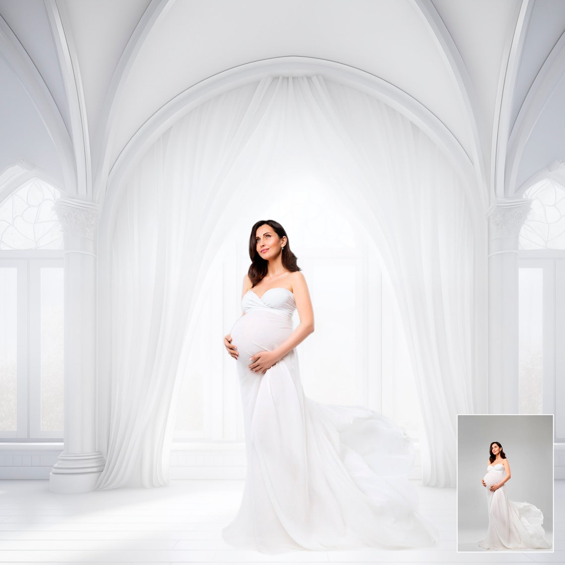 12 White Room Digital Backdrops Curtains Digital Background Studio ...