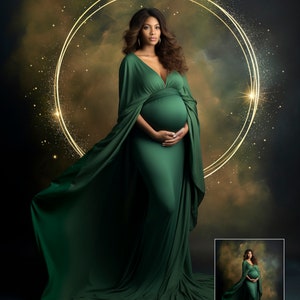 30 Shining Ring Maternity Overlays Gold Maternity Rings Circle Overlays ...