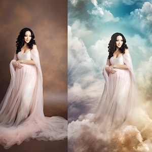 12 Fine Art Sky Digital Backdrops Maternity Overlays Photography ...