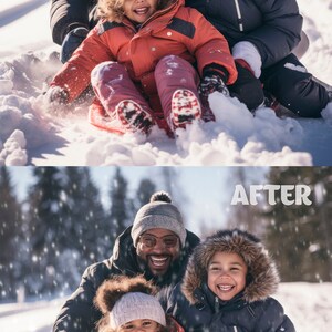 50 Realistic SNOW Overlays Falling Snow Overlays Dust Photoshop ...