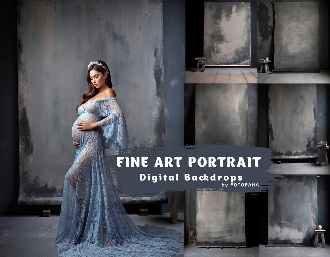Fine Art Portrait Backdrops for Photoshop Overlays Textures for ...