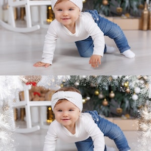 55 Christmas Frame Winter Snow Photo Frames Photoshop Overlay ...