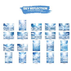 Sky Digital Backdrop Fine Art Overlay Backdrop for Photography Digital ...