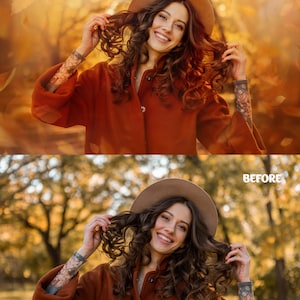 Autumn Overlays for Photoshop Digital Backdrop Autumn Leaves Overlay ...