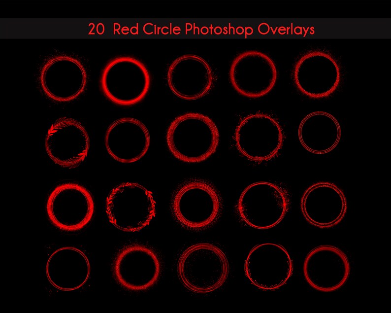20 Red Circle Overlays Maternity Ring, Halo Maternity Frame, Maternity ...