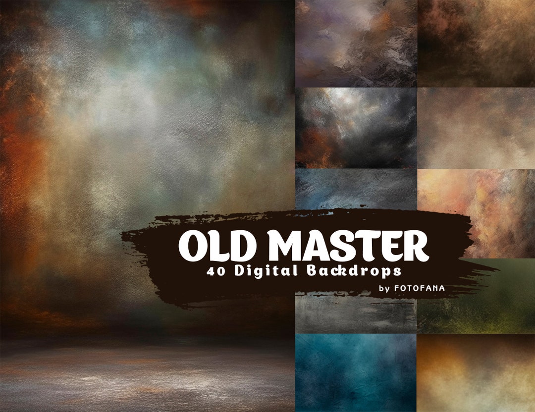 40 OLD MASTER Background Vertical Portrait Background Portrait Studio ...