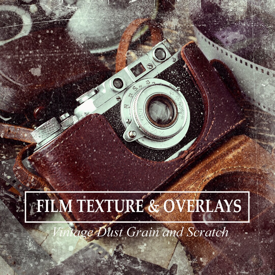 30 Film Texture Overlay Film Dust Grain Scratch Photo Overlays for ...