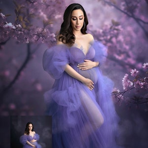 Floral Fine Art Spring Digital Backdrops Maternity Overlays Photography ...