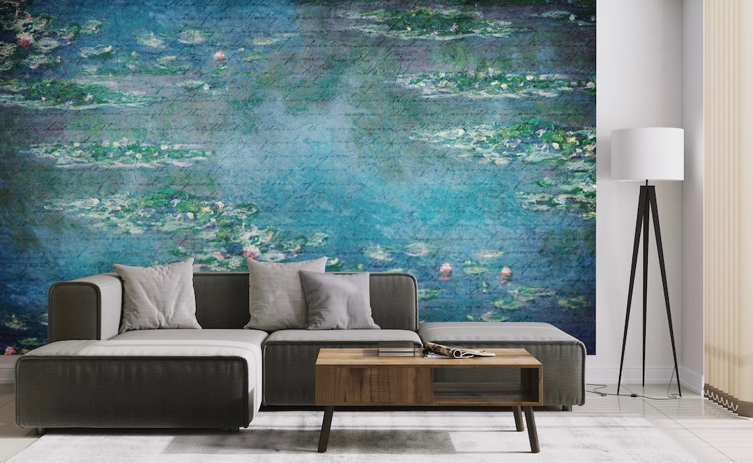 Vintage Monet Painting Inspired Wallpaper, Peel and Stick, Removable ...