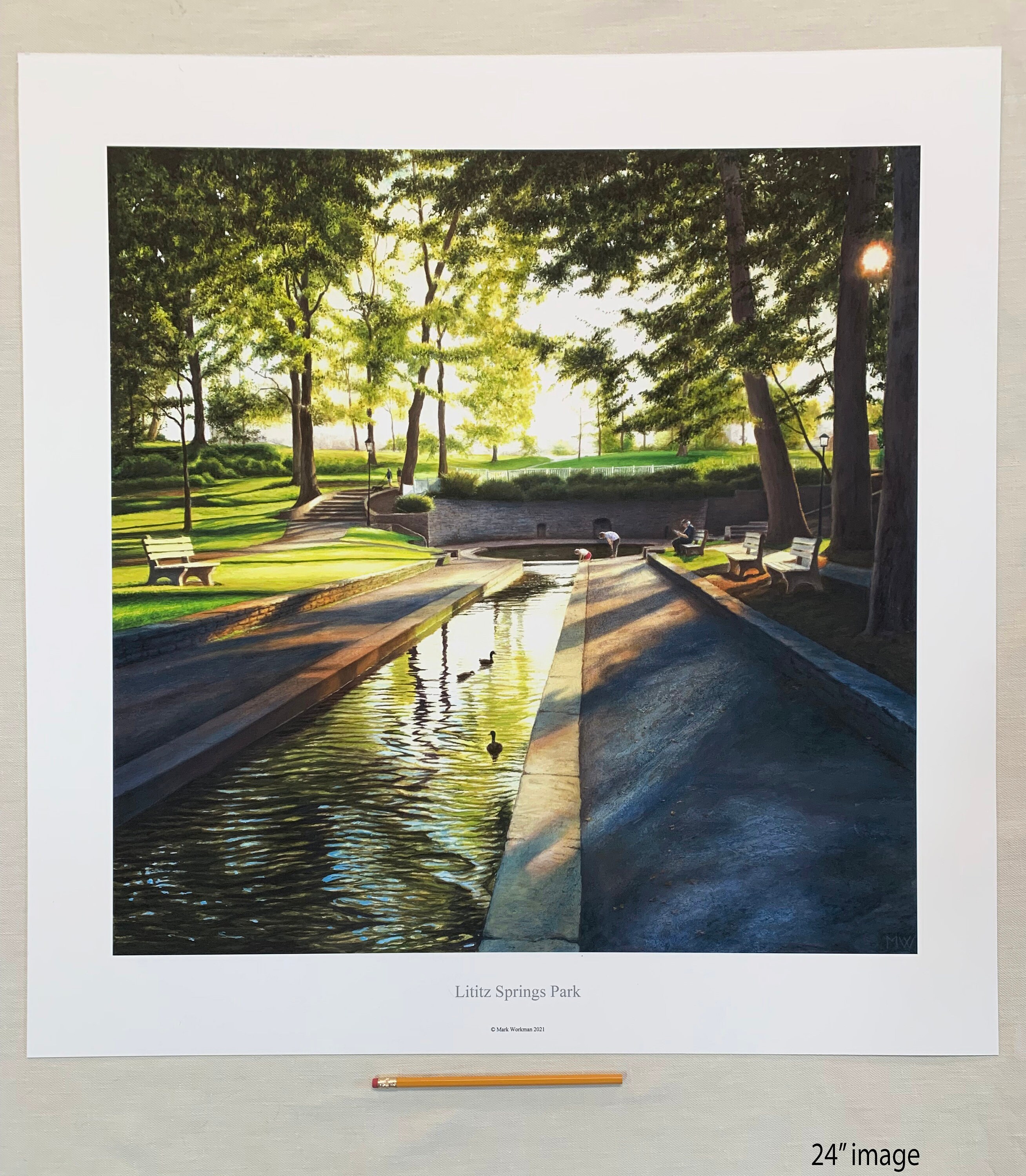 Lititz Springs Park Limited Edition Archival Print of Original Painting ...