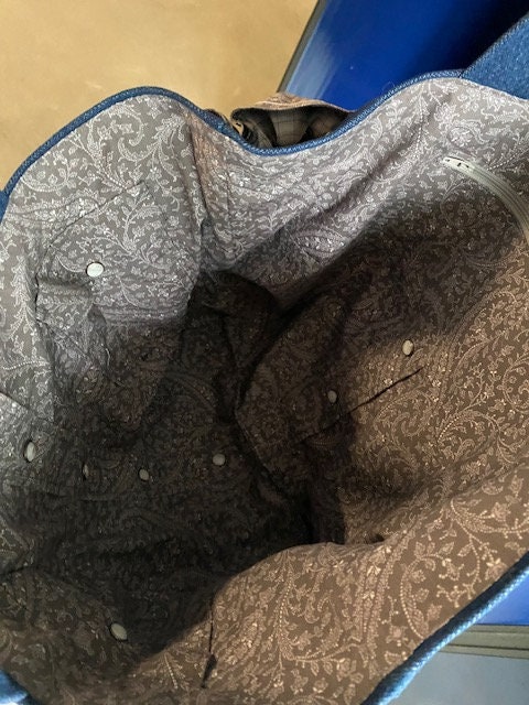 Custom Made, XXL Bag, Memory Bag Made From Your Loved Ones Shirt, Denim ...