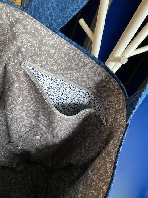 Custom Made, XXL Bag, Memory Bag Made From Your Loved Ones Shirt, Denim ...