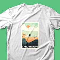 San Junipero Vintage Cover Art - Etsy