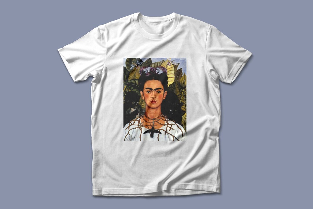 Frida Kahlo Portrait Tshirt, Frida Shirt, Frida Kahlo Art Tshirt, Frida Fan Shirt,viva La Vida ...