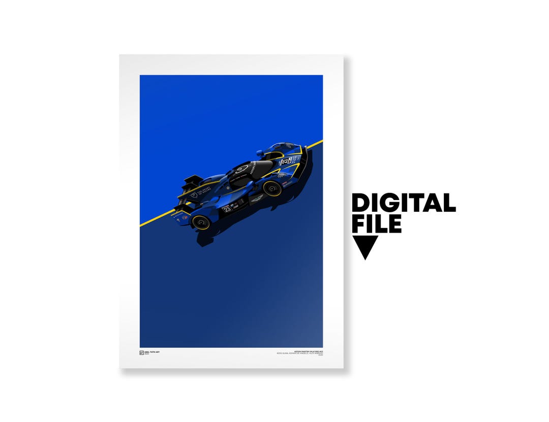 Aston Martin Valkyrie LMH | Digital Download | IMSA | Endurance Racing ...