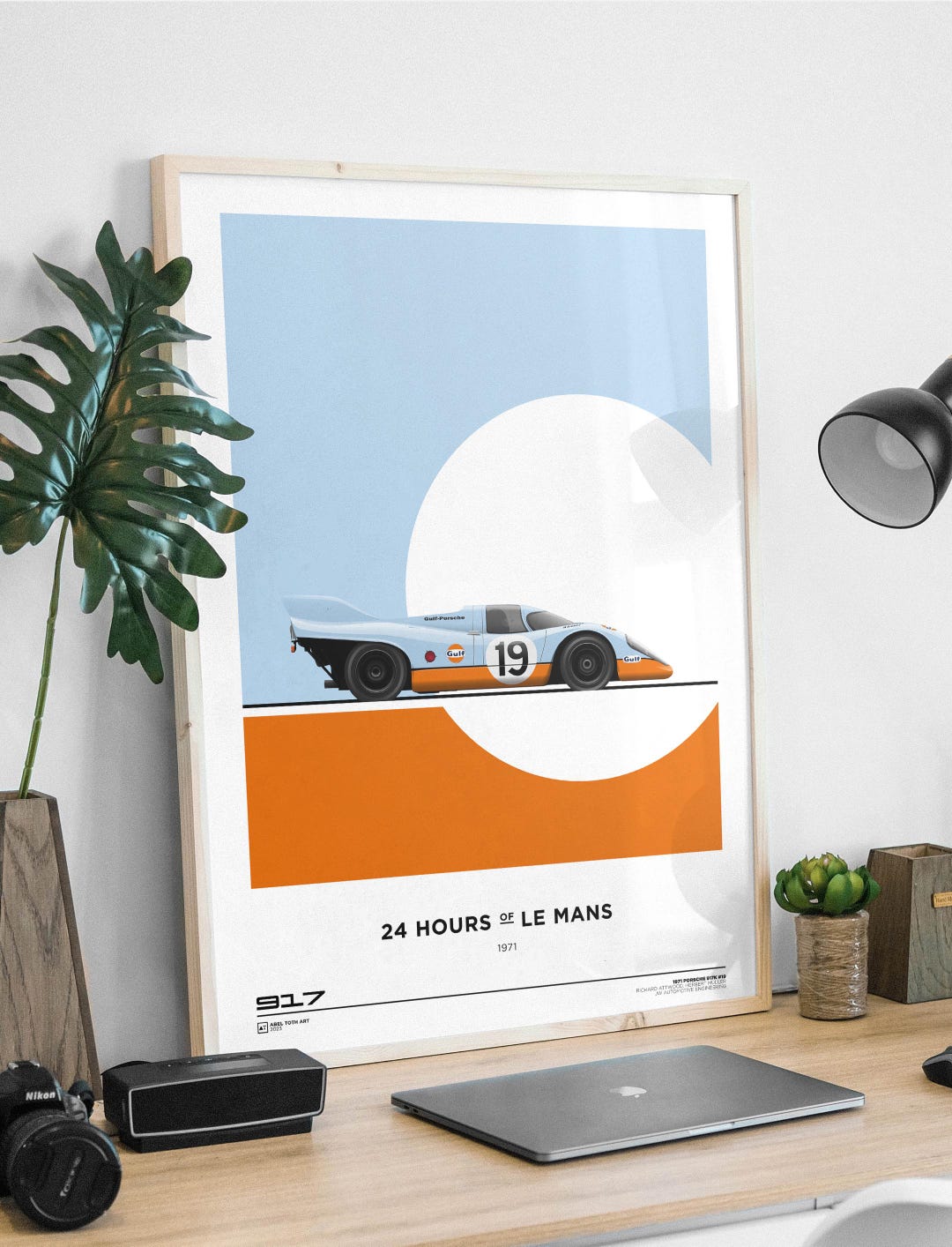 Porsche 917K #19 | 1971 | Le Mans Print | Endurance Racing Poster - Etsy