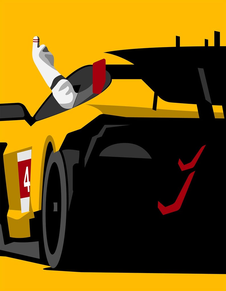 Corvette Giving the Bird | Digital Download | IMSA | Daytona | 2025 ...