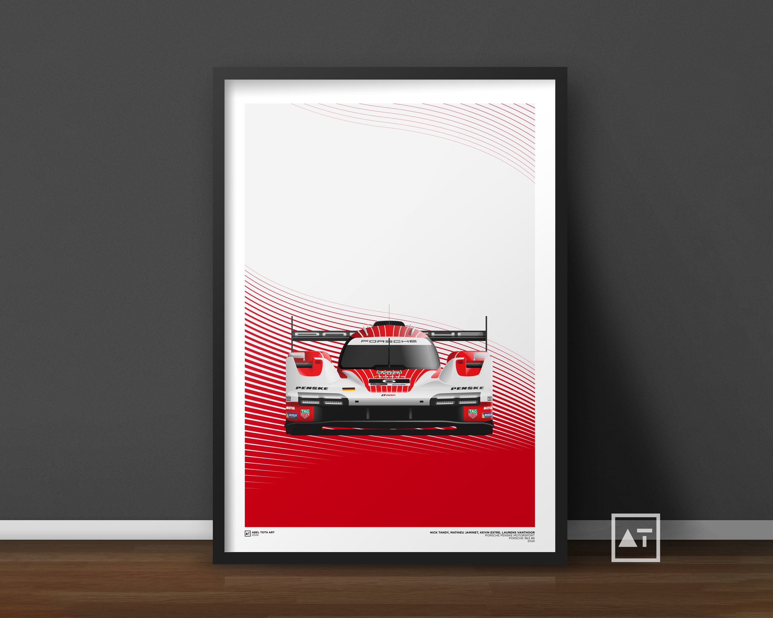 Porsche 963 Penske #6 | 2024 | IMSA | Endurance Racing Print | Hypercar ...