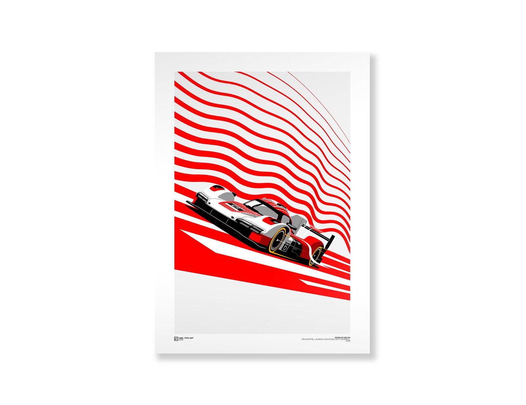 Porsche 963 #6 | 2026 | IMSA | Endurance Racing Print | GTP Poster ...