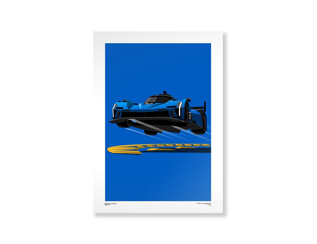 Cadillac Taking Flight | 2025 | IMSA | Daytona | Endurance Racing Print ...