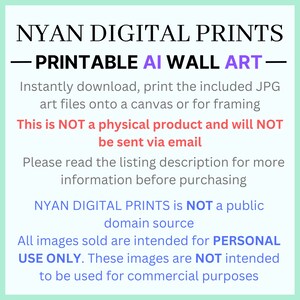 Rainbow Snowfield PRINTABLE AI Art Decor for Your Wall | Downloadable ...