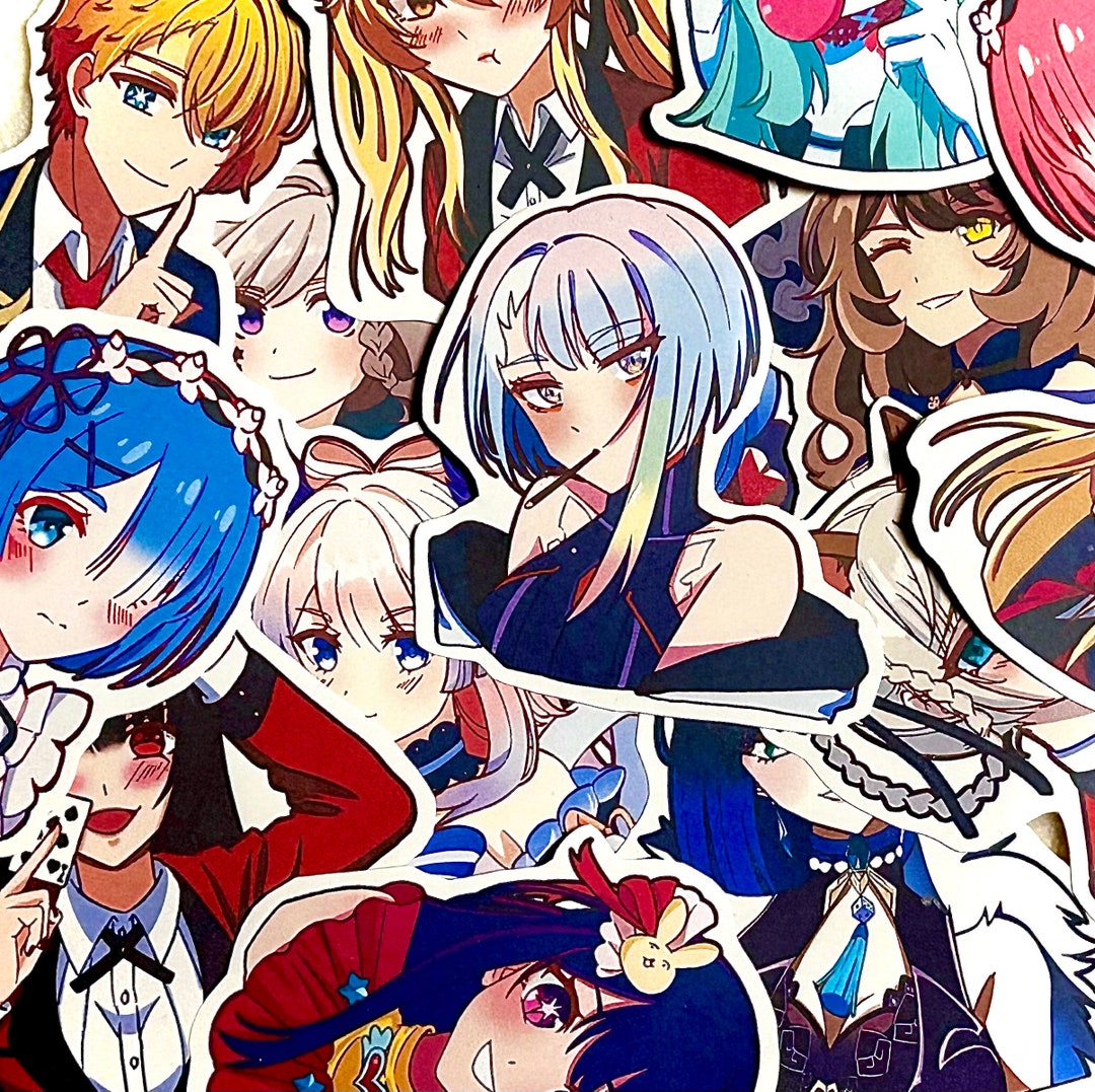 Anime Genshin Game Stickers Edgerunner Genshin Rezero Oshi No Ko ...