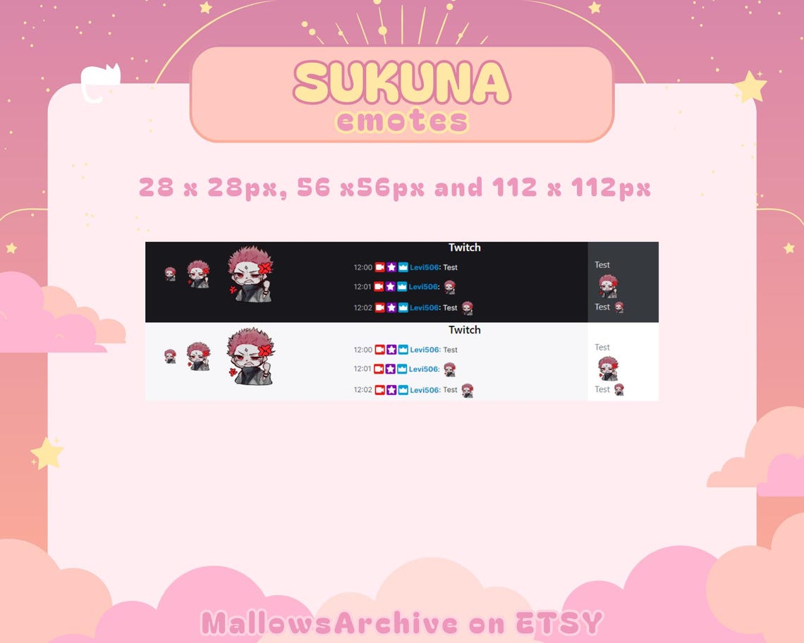 Sukuna Emote Jujutsu Curse Itadori Hype Laugh Mad 4 Pack - Etsy