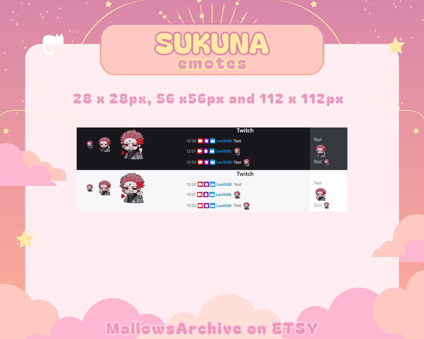 Sukuna Emote Jujutsu Curse Itadori Hype Laugh Mad 4 Pack - Etsy