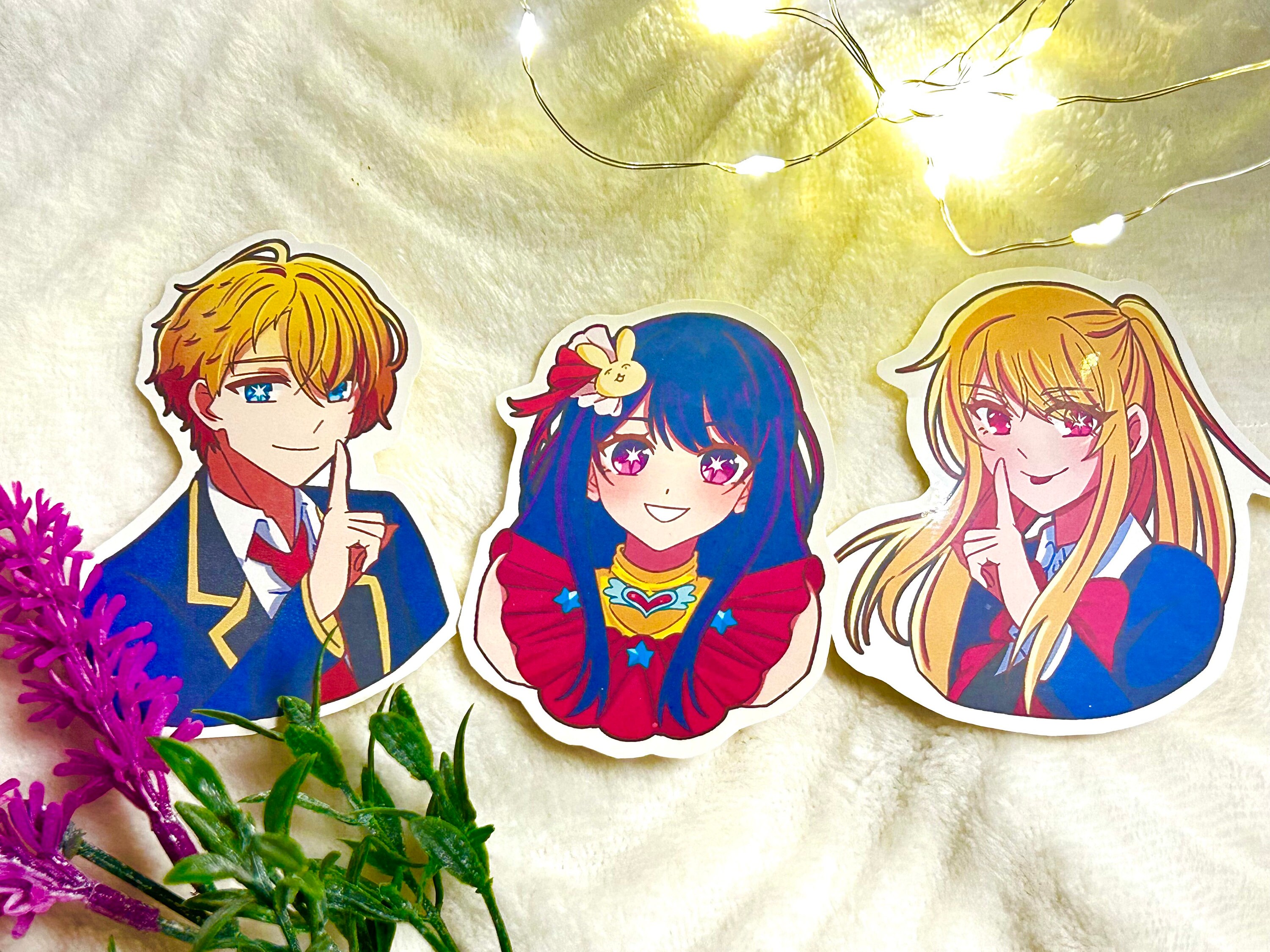 Anime Genshin Game Stickers Edgerunner Genshin Rezero Oshi No - Etsy