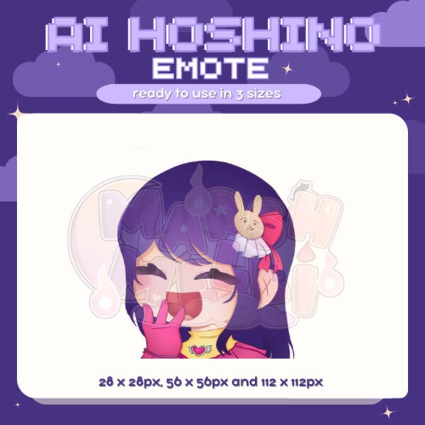 Ai Hoshino Sticker - Etsy
