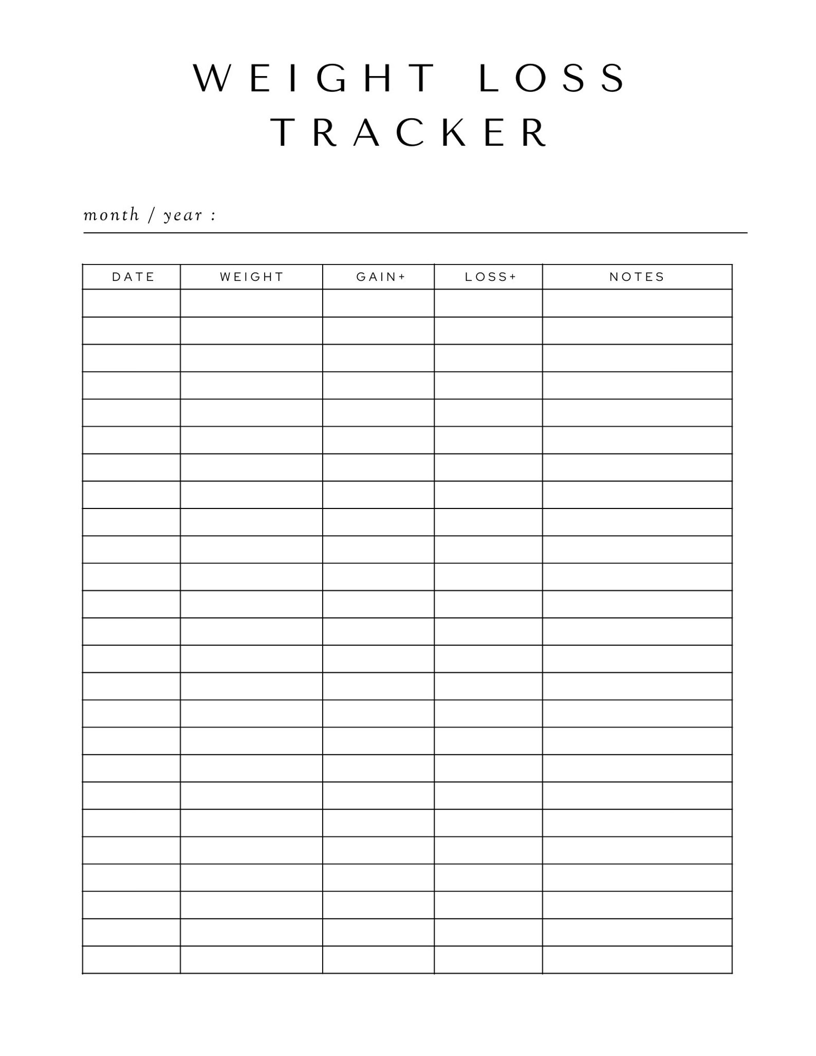 Digital FITNESS Planner, Downloadable Fitness Planner, Fitness Journal ...