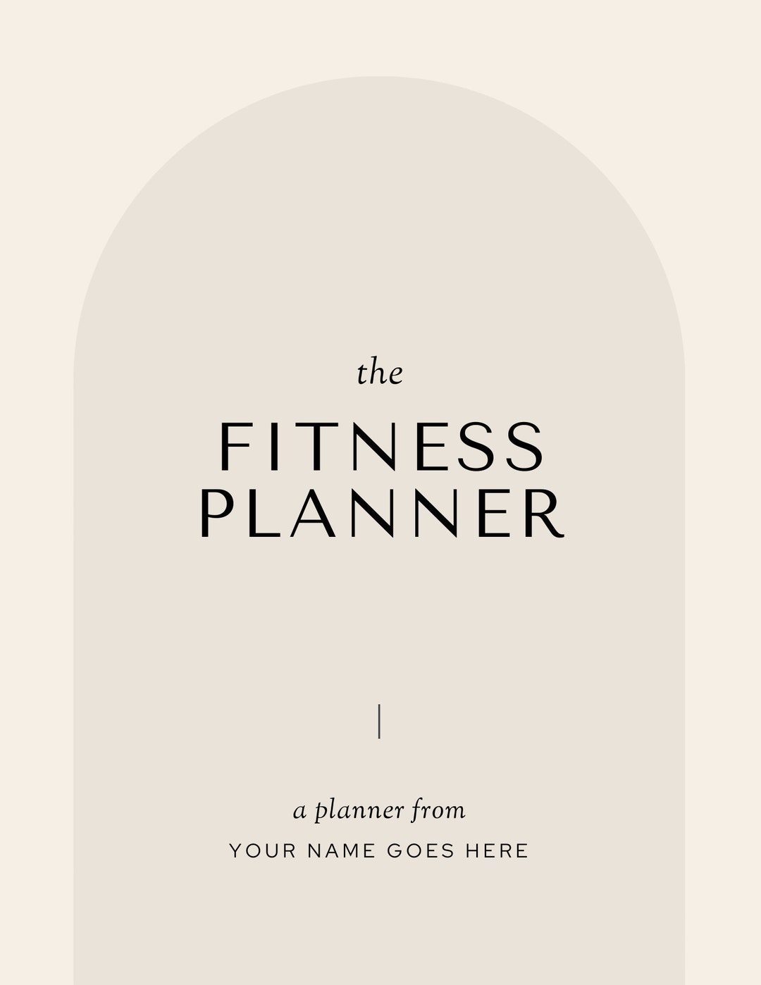 Digital FITNESS Planner, Downloadable Fitness Planner, Fitness Journal ...
