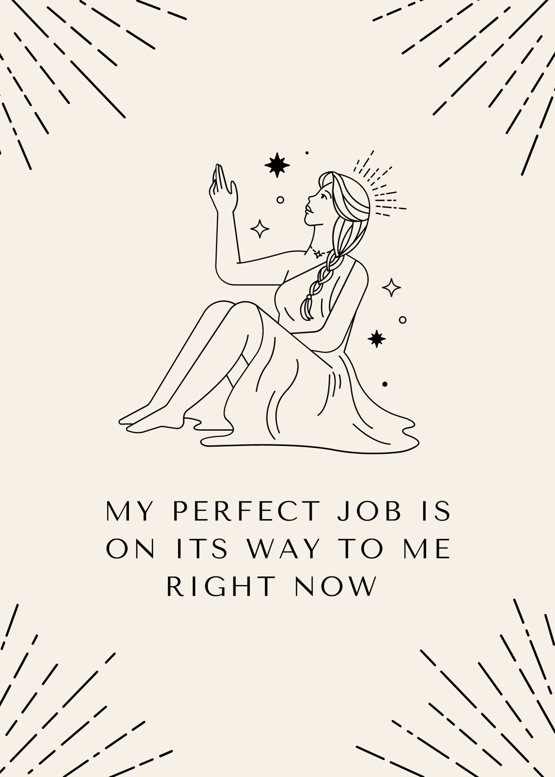 PRINTABLE Affirmation Card DOWNLOADABLE Career Affirmations - Etsy