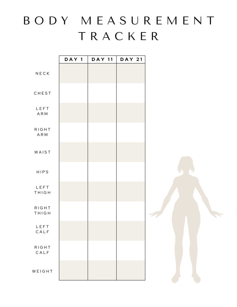 Digital FITNESS Planner, Downloadable Fitness Planner, Fitness Journal ...