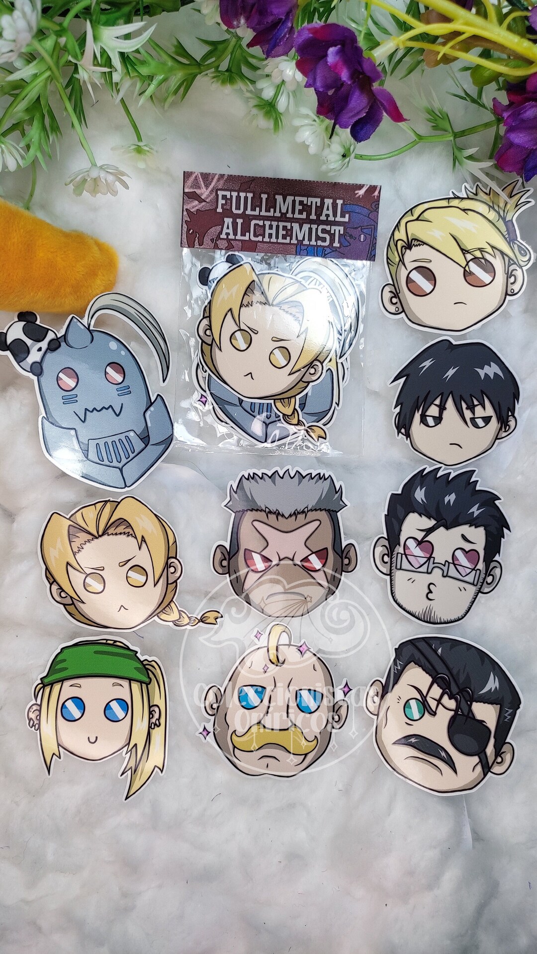 FMA Fullmetal Alchemist Brotherhood FMAB Vinyl Stickers - Etsy