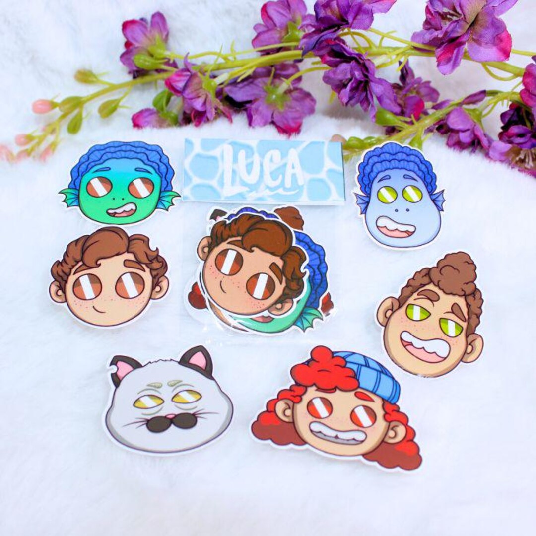 Luca Stickers Film Alberto Scorfano Luca Paguro Silenzio Bruno Stickers ...