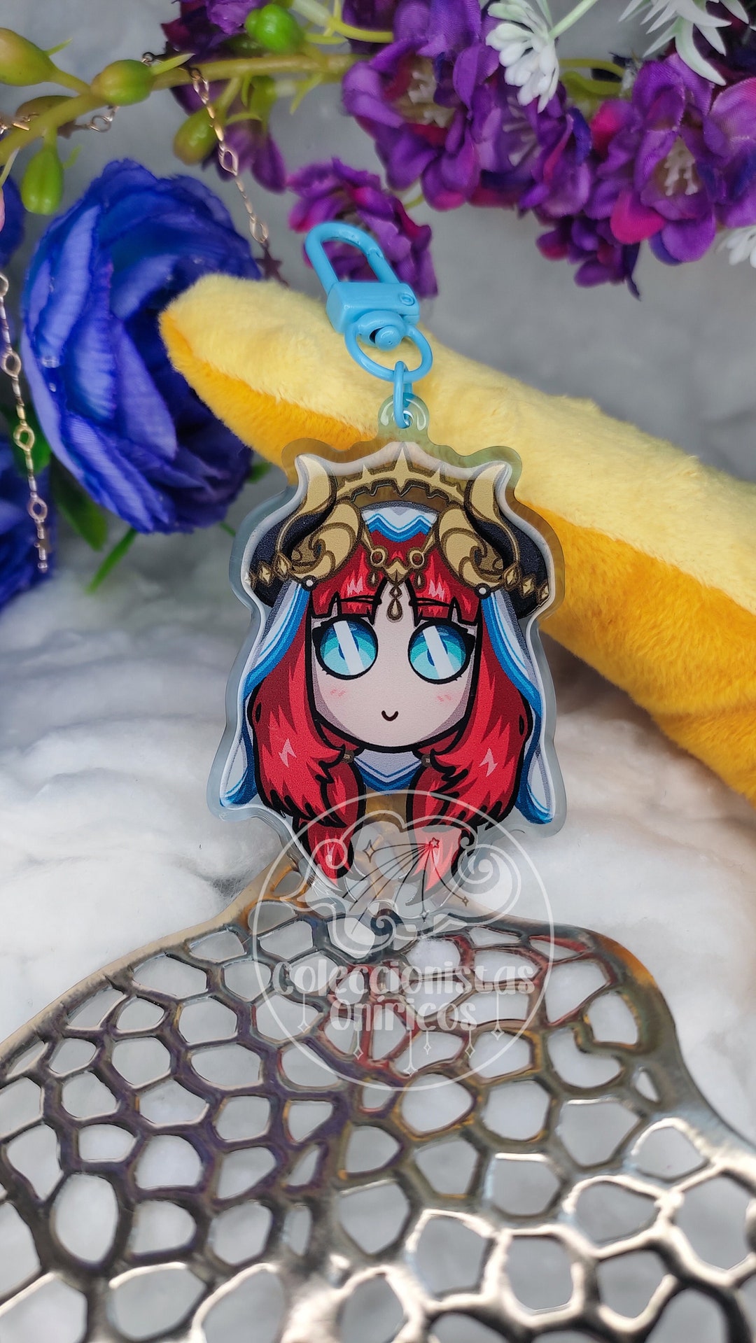 Nilou Genshin Impact Keychain Llavero Kawaii Hydro Dancer - Etsy