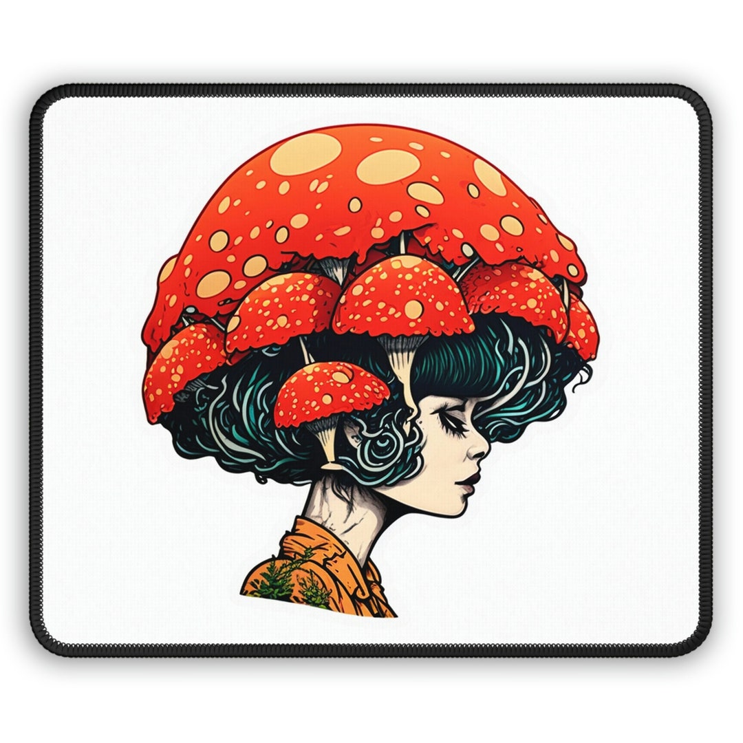 Psychedelic Lady Shroom Gaming Mouse Pad - Etsy