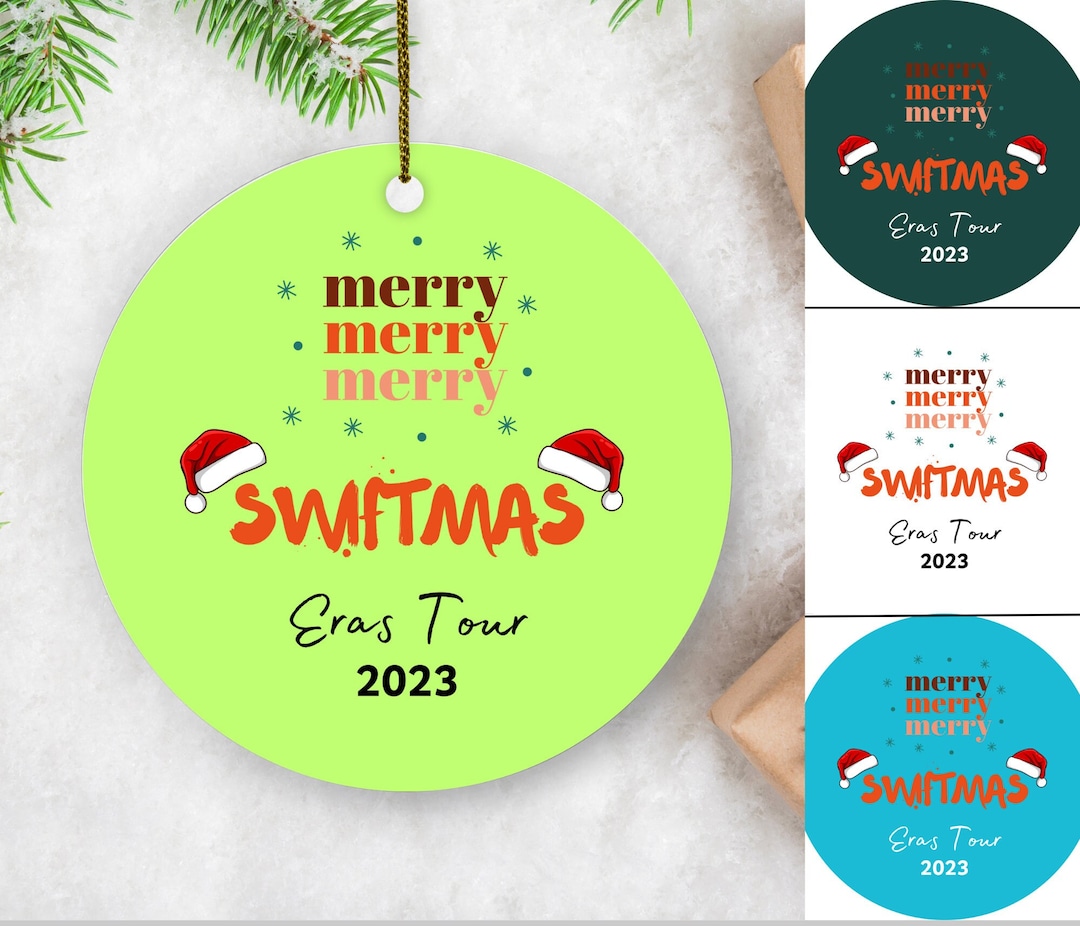 Taylor Swift Christmas Ornament Swiftmas Swiftie Eras Tour - Etsy