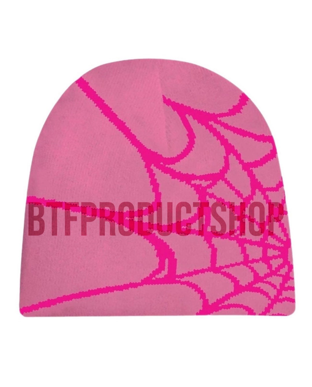 Spider Web Pink Beanie| Pink - Etsy