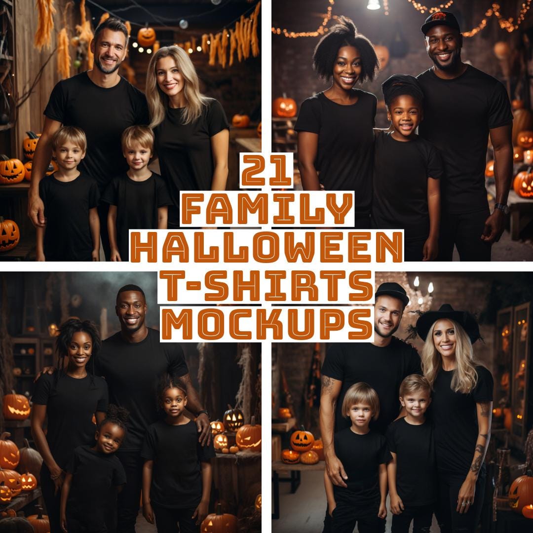 21 X Halloween Mockup for Fall Mockup for Halloween Family Mockup Bella ...