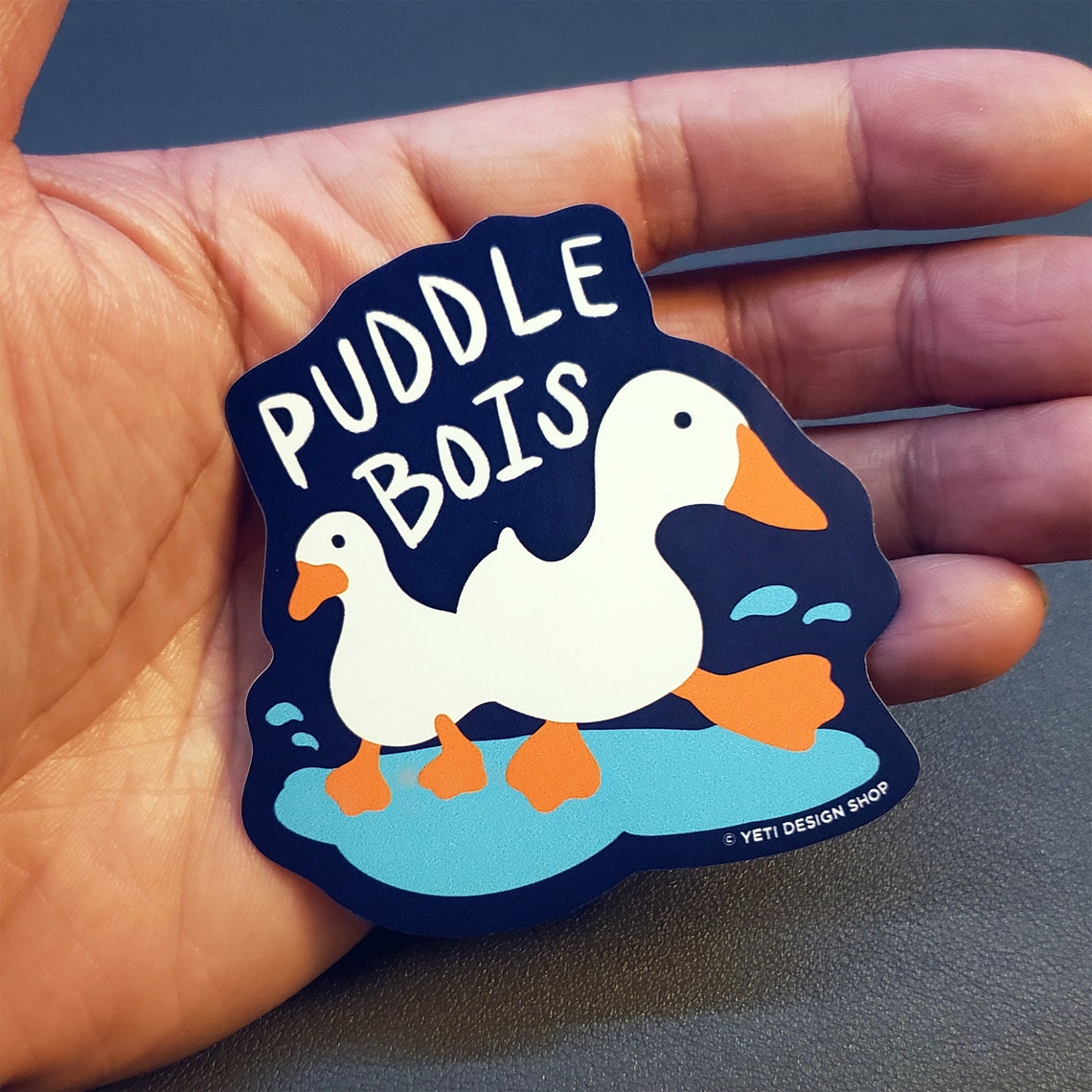 Puddle Bois Duck 3 Sticker Die-cut Sticker Laptop Decal Water Bottle ...