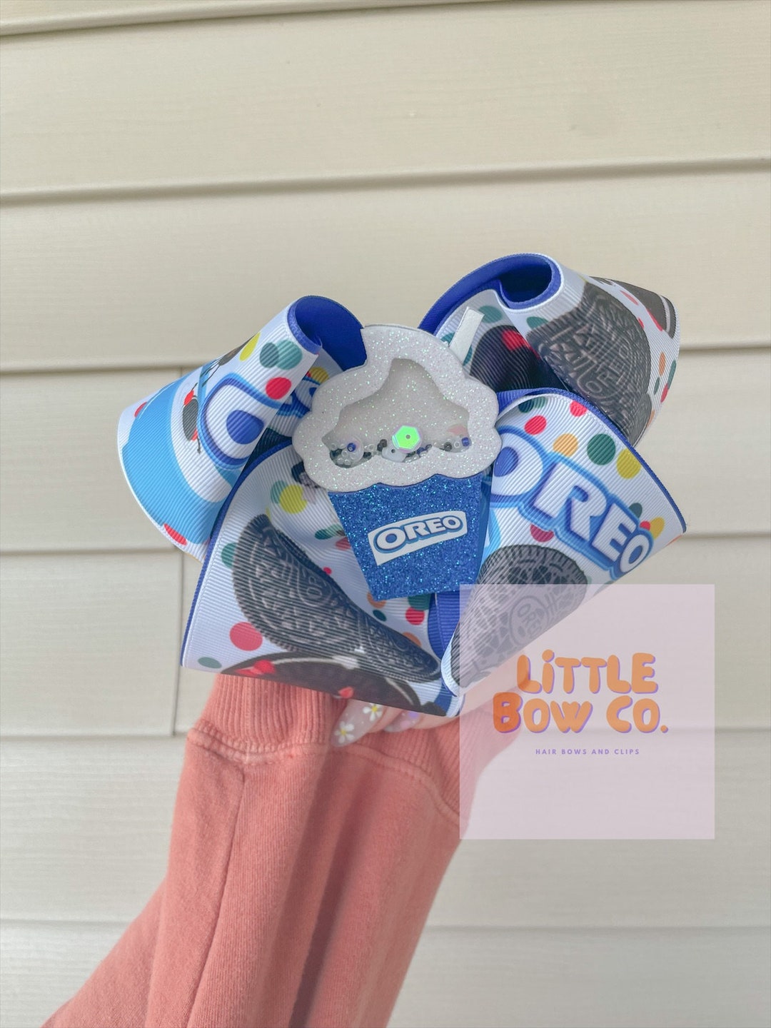 Oreo Shake Oreo Bow Oreo Hair Bow Hair Bow Girls Bow - Etsy