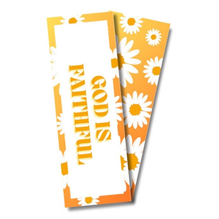 God is Faithful Bookmark - Etsy