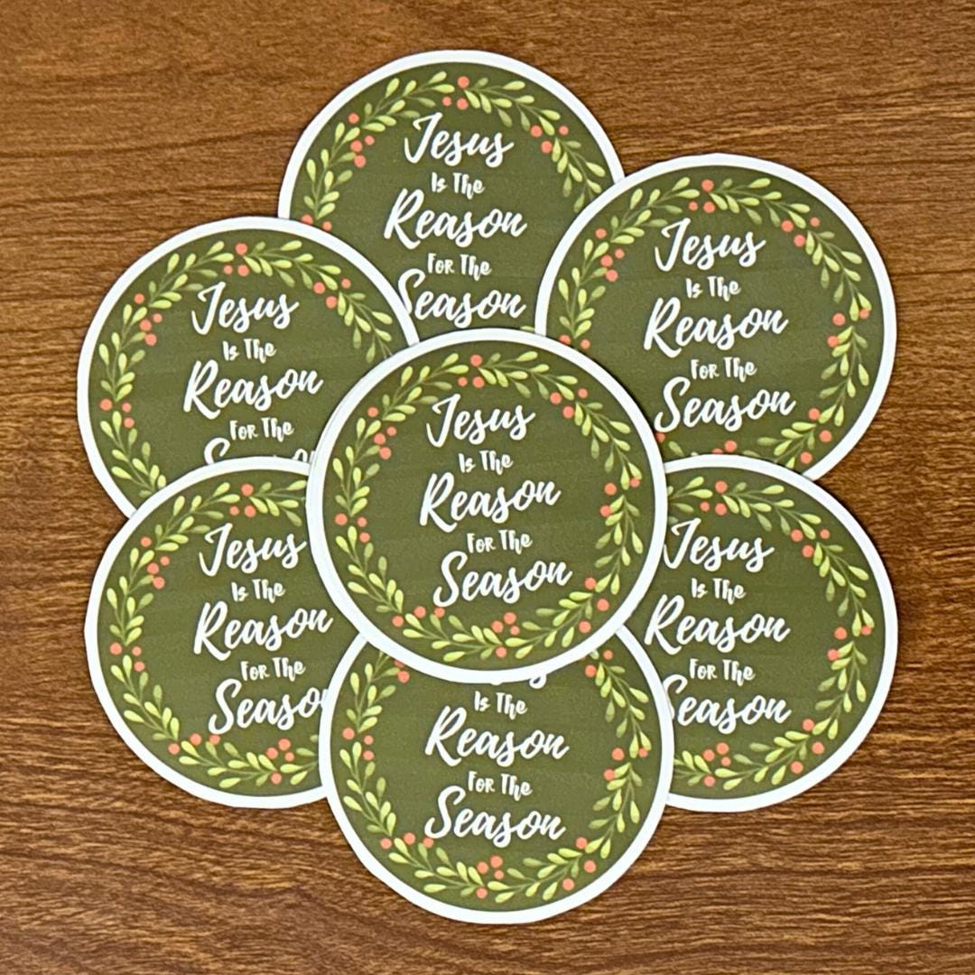 Jesus is the Reason for the Season Sticker - Etsy