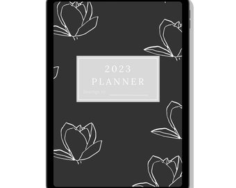 Witchy Planner, Spellbook, Witchy Dark Mode Digital Undated Planner ...