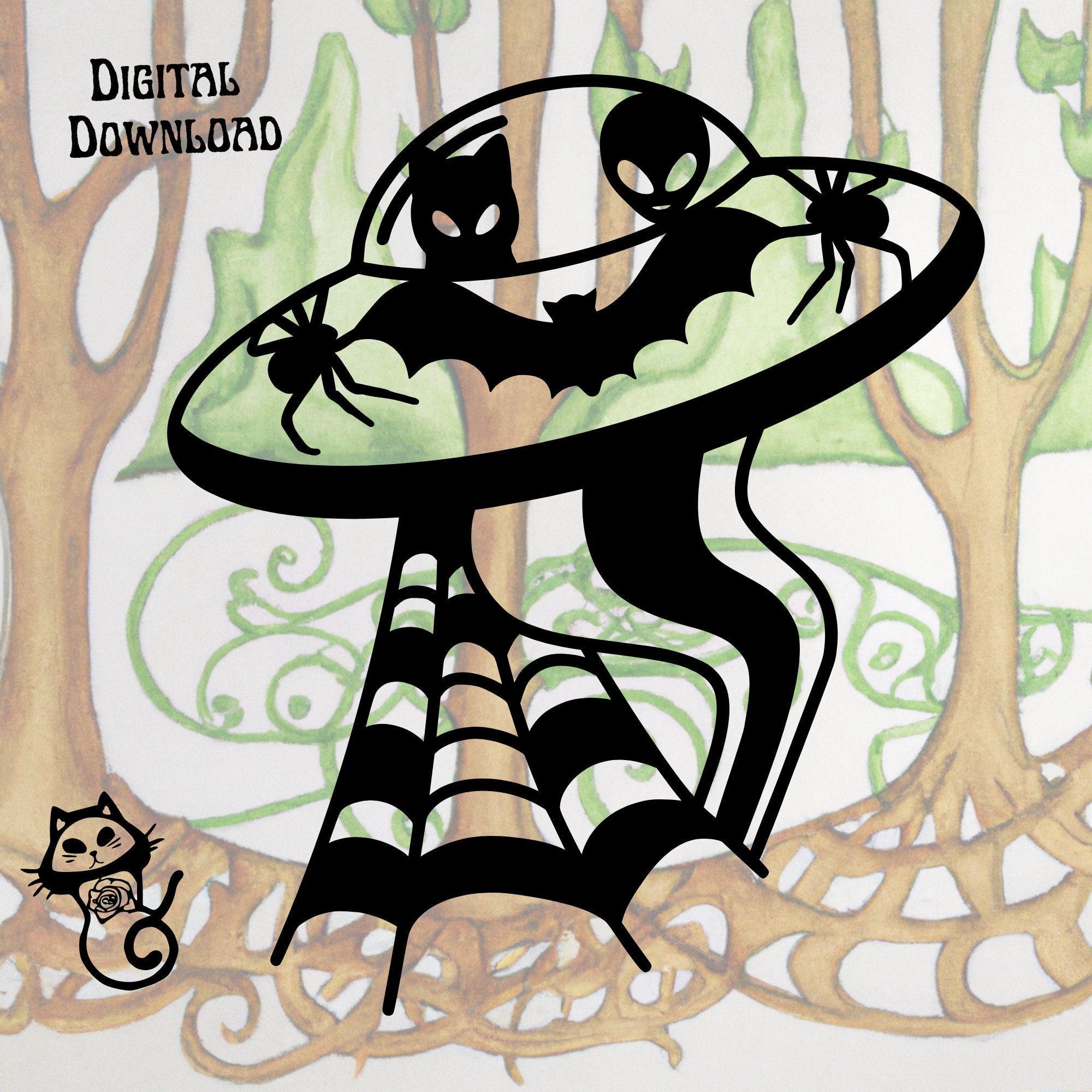 World UFO Day, Cute and Funny Alien UFO Uap for Cricut or Glowforge SVG ...