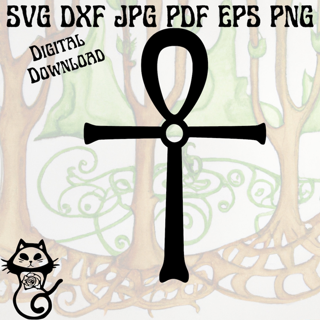 Ankh SVG, Egypt Ankh Svg, Magical Ankh SVG, Gothic Ankh Png, Occult ...